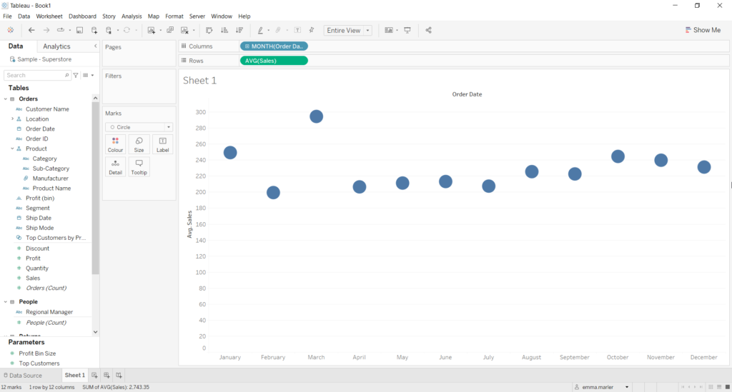 How to create error bars in Tableau | Visualitics