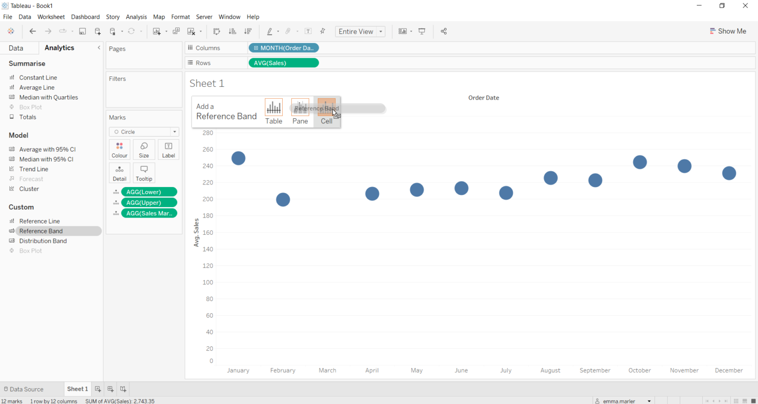 How to create error bars in Tableau | Visualitics