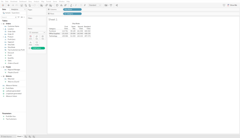 Come realizzare un Diagramma di Sankey con Tableau | Visualitics