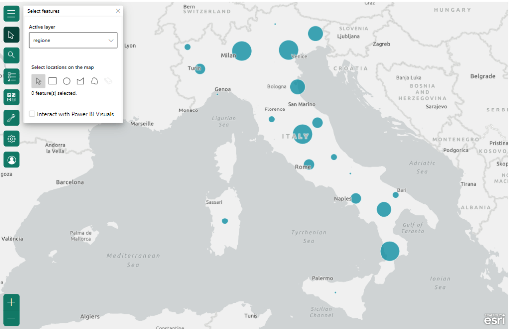 Le Mappe in Power BI: ArcGIS Map | Visualitics